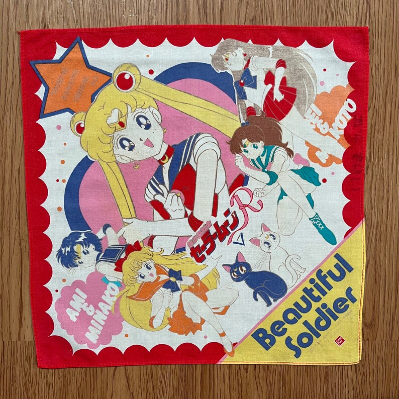 Vintage90s Sailor Moon Handkerchief - Etsy