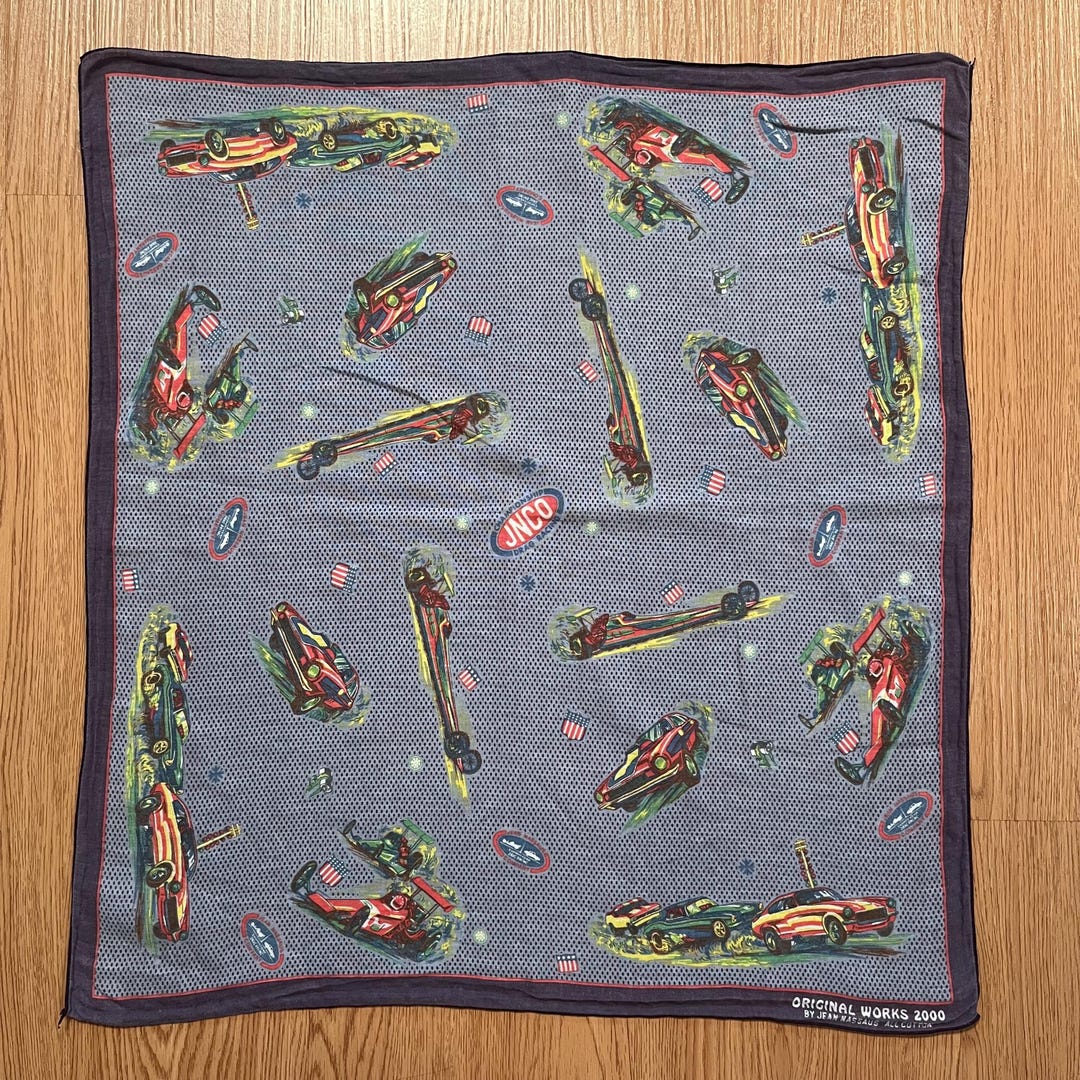 Vintage JNCO Jean Nassaus / Car Racing Handkerchief - Etsy