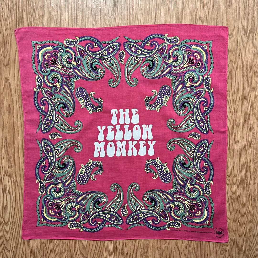 Vintage1997s the Yellow Monkey / Concert Bandana Handkerchief - Etsy