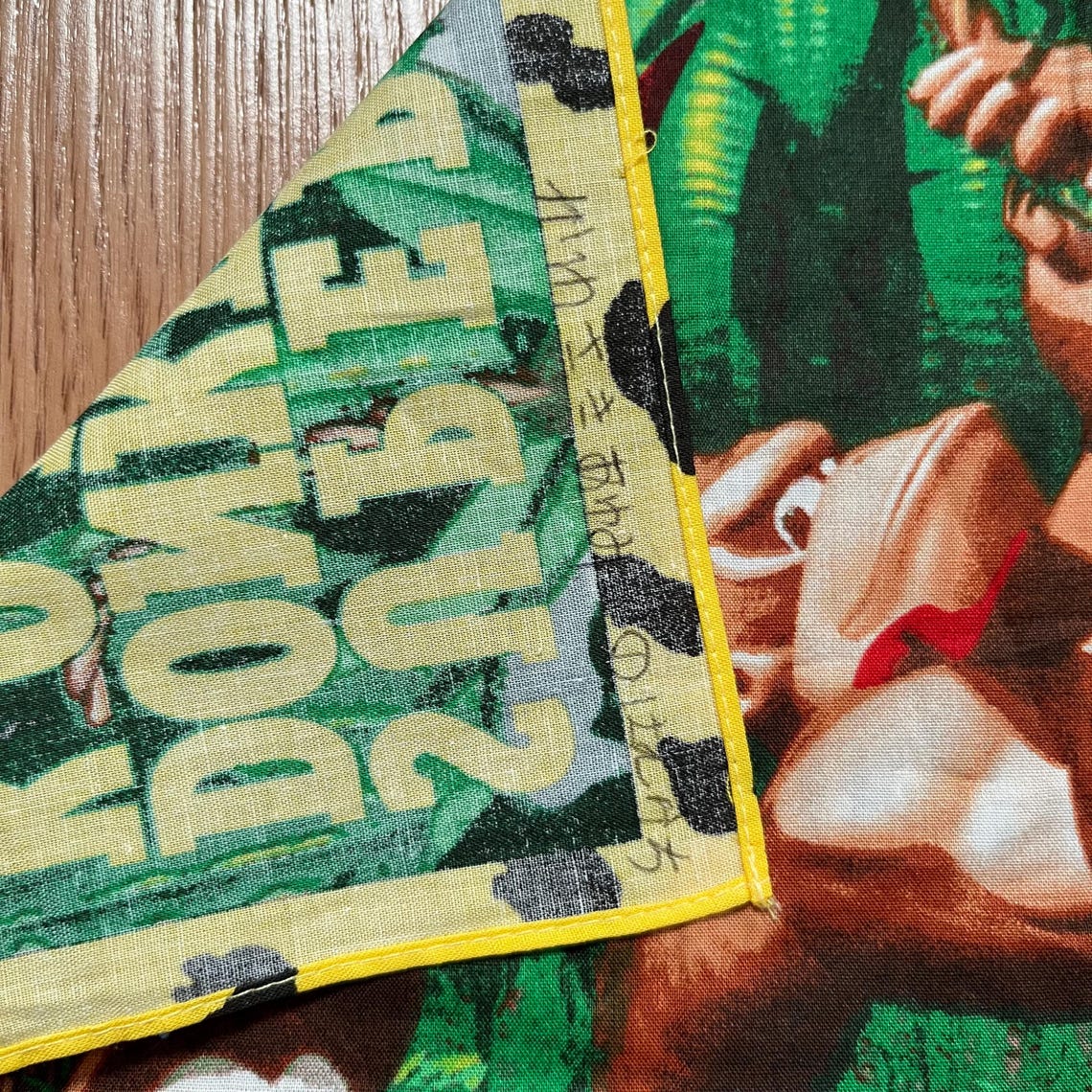 Vintage90s Super Donkey Kong Handkerchief - Etsy