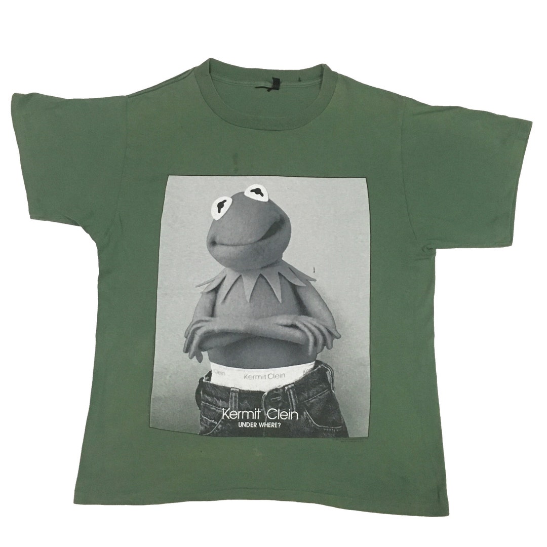 Vintage90s Kermit Clein Under Where Parody Calvin Klein - Etsy UK