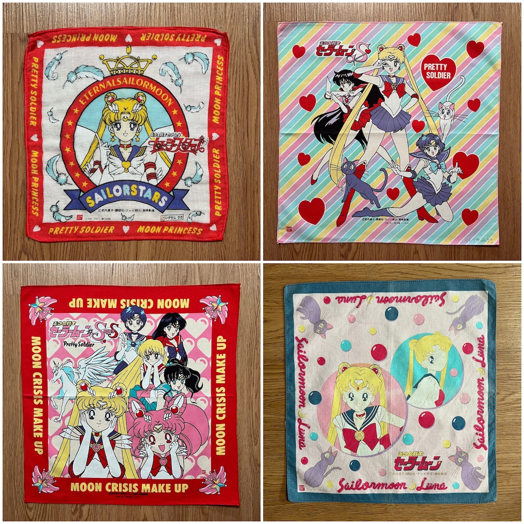 Vintage90s Sailor Moon Handkerchief - Etsy
