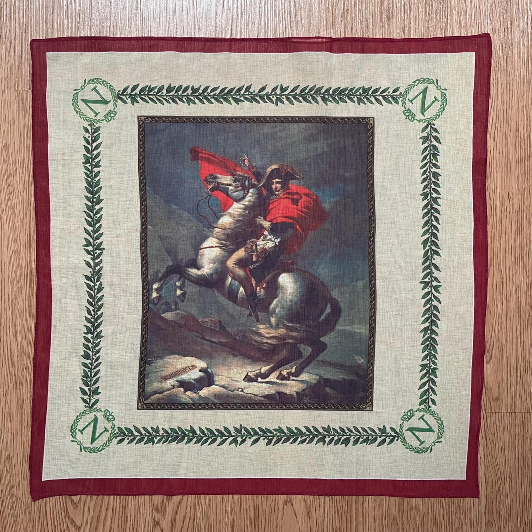 Vintage Napoleon Bonaparte Crossing the Alps Tokyo Fuji Art Museum ...