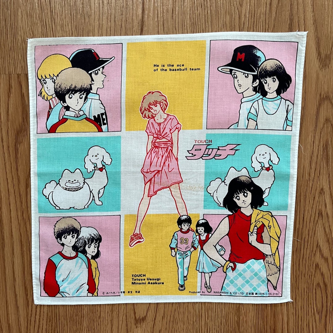 Vintage90s Touch Manga Cartoon / Anime Handkerchief - Etsy