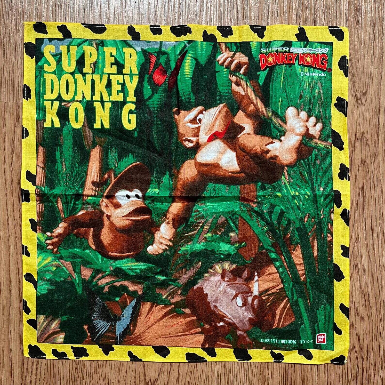 Vintage90s Super Donkey Kong Handkerchief - Etsy