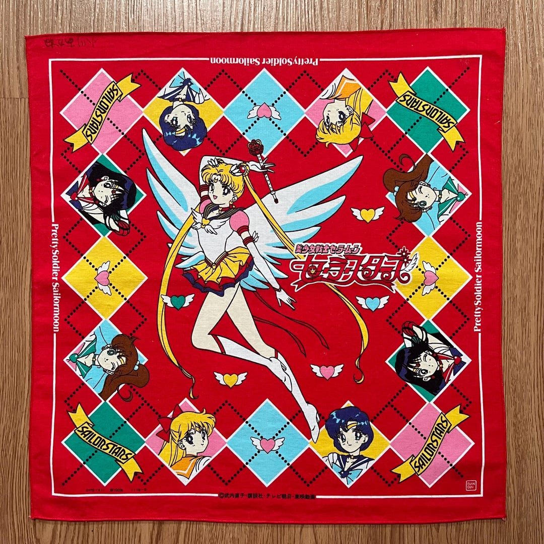 Vintage90s Sailor Moon Handkerchief - Etsy