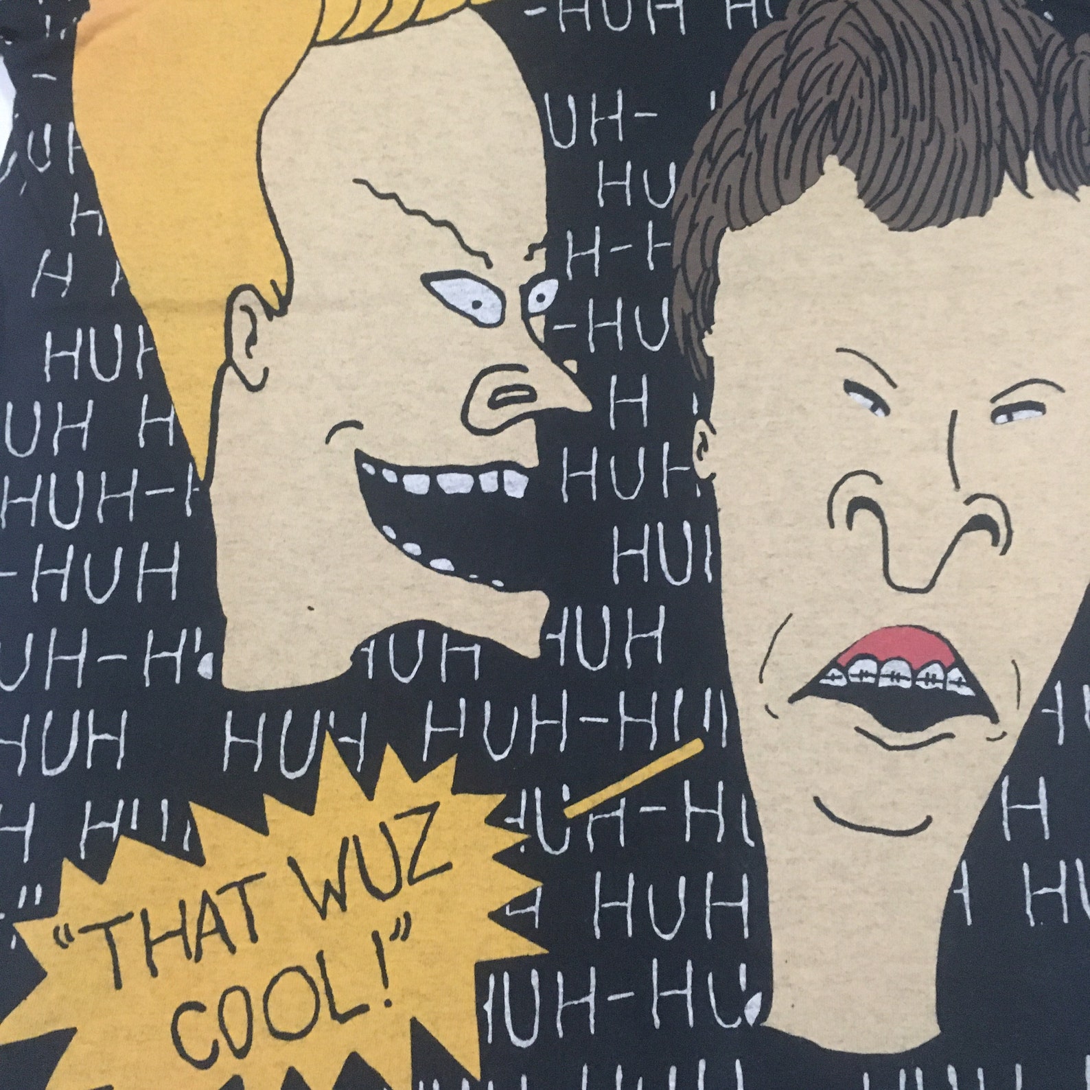 Vintage1993s Beavis and Butthead Huh Huh Huh Size.l - Etsy