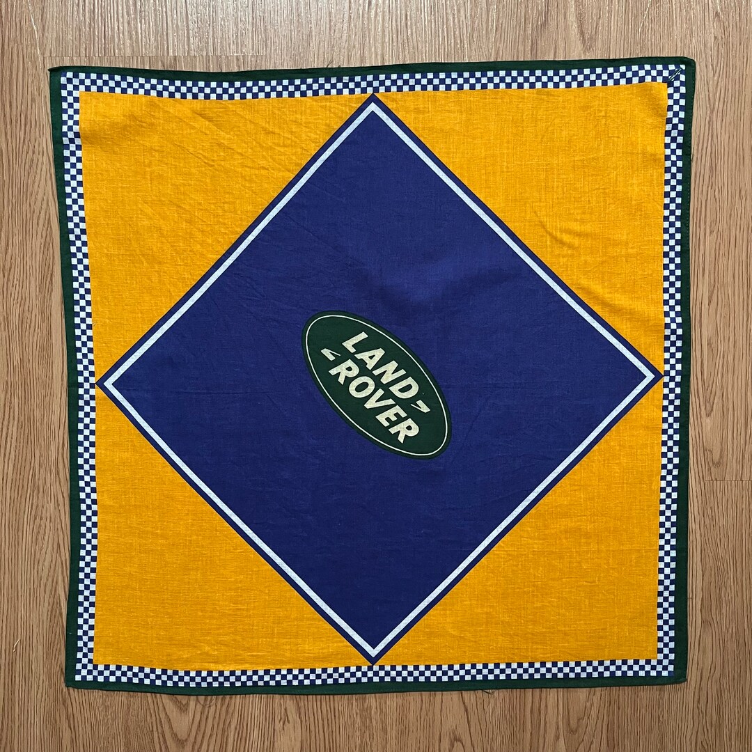 Vintage Land Rover Logo Handkerchief - Etsy Australia