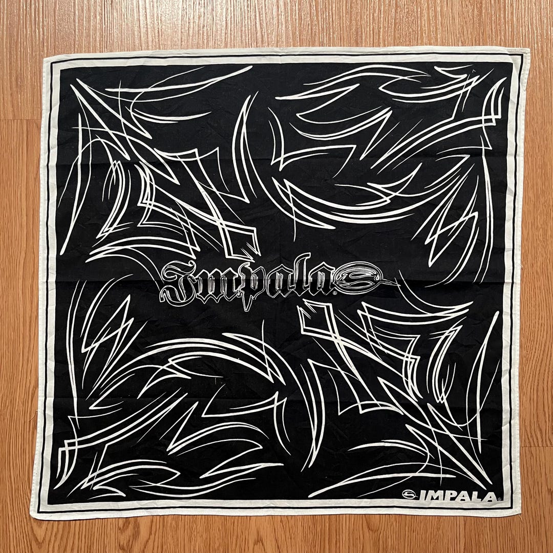Vintage Impala Classic Car Handkerchief - Etsy