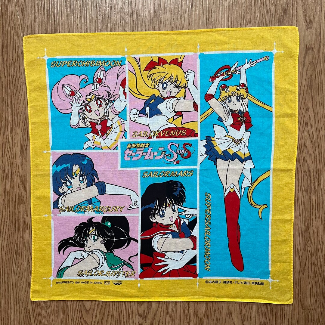 Vintage90s Sailor Moon Handkerchief - Etsy