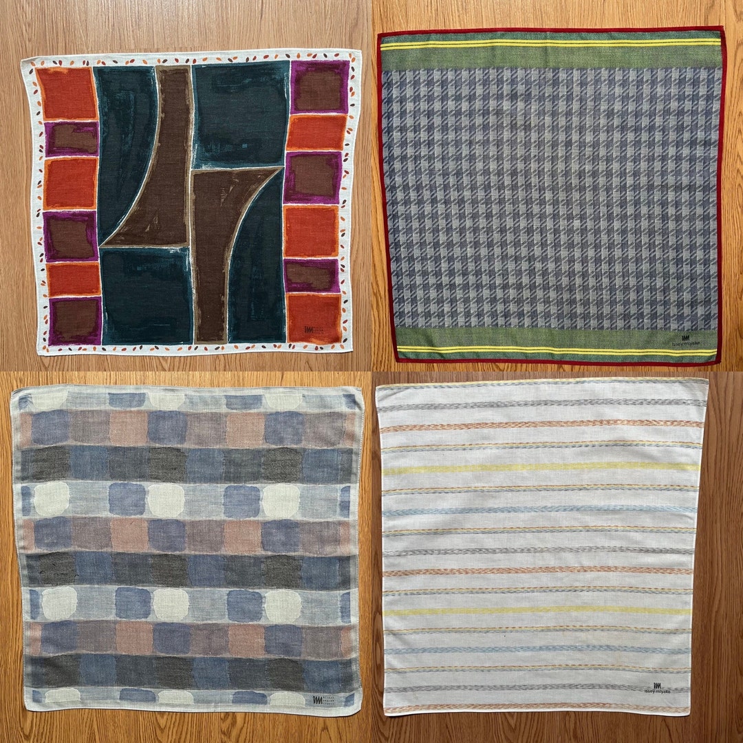 Vintage Issey Miyake Design Studio Handkerchief - Etsy