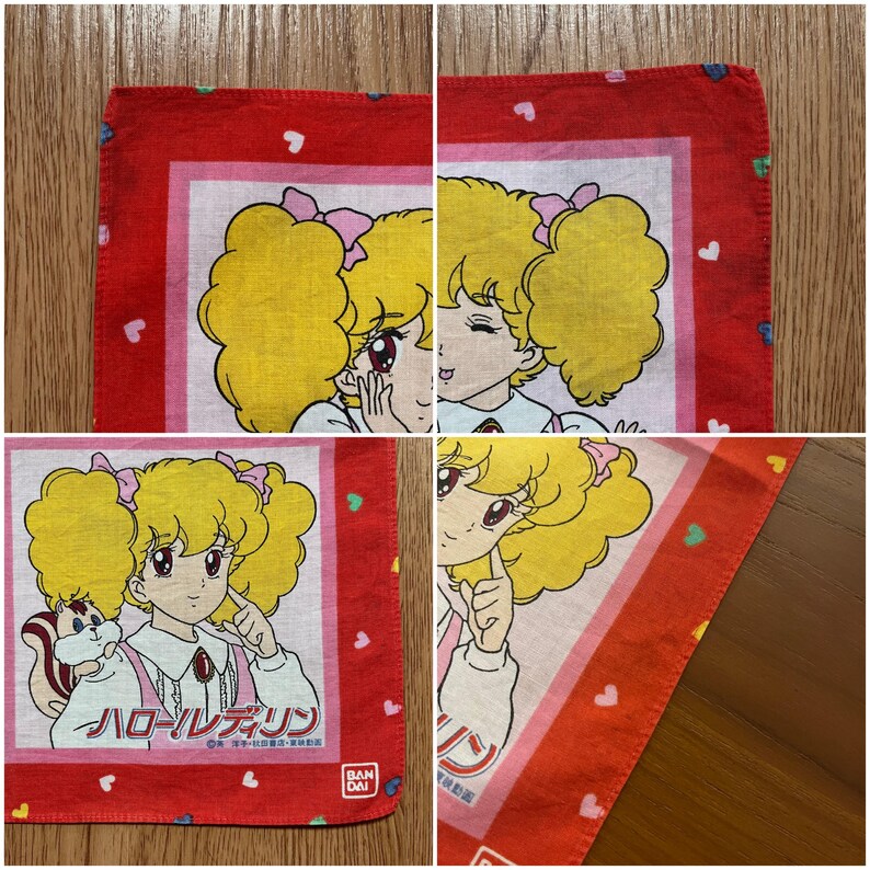 Vintage Hello! Lady Lynn / Anime Handkerchief - Etsy