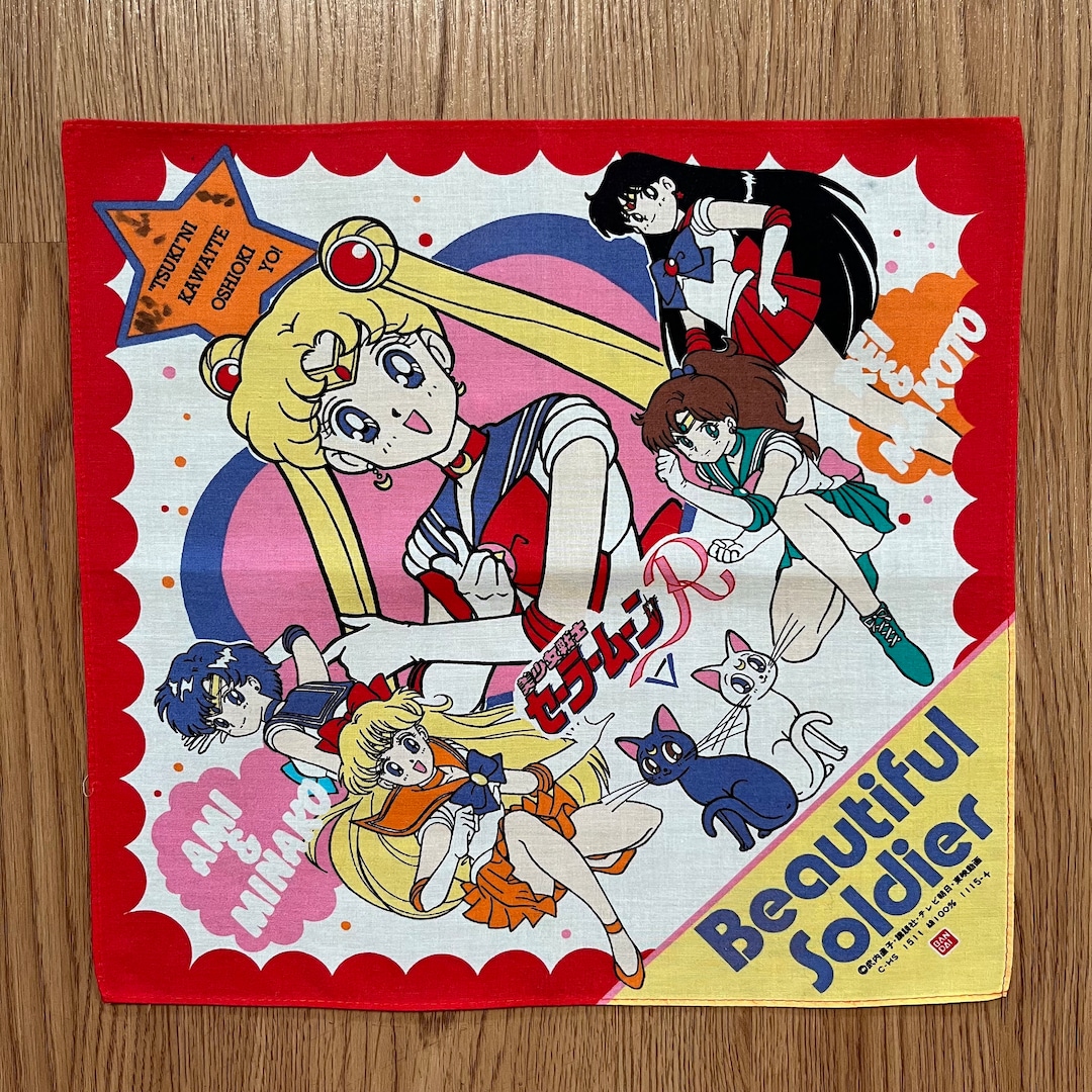 Vintage90s Sailor Moon Handkerchief - Etsy