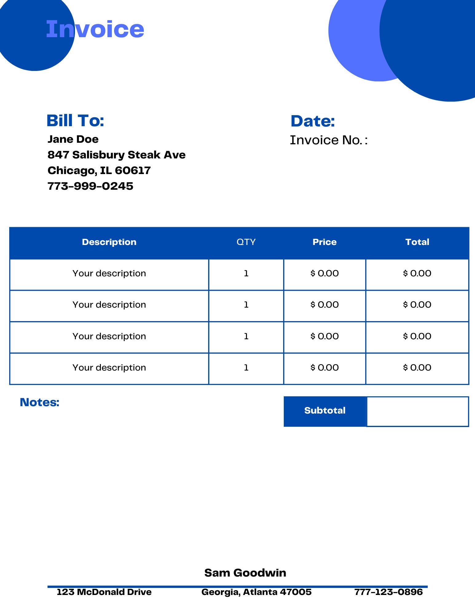 Invoice - Etsy