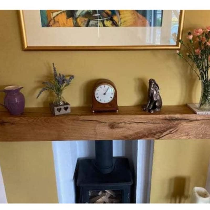 Faux Oak Mantel - Etsy UK