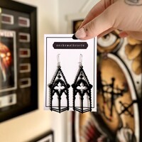 Oculus - Gothic Window Wall Hanging | Gothic Wall Decor | Handmade by ...