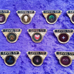 Set of 28 Runescape Level up Badges / Pins Free Display | Etsy
