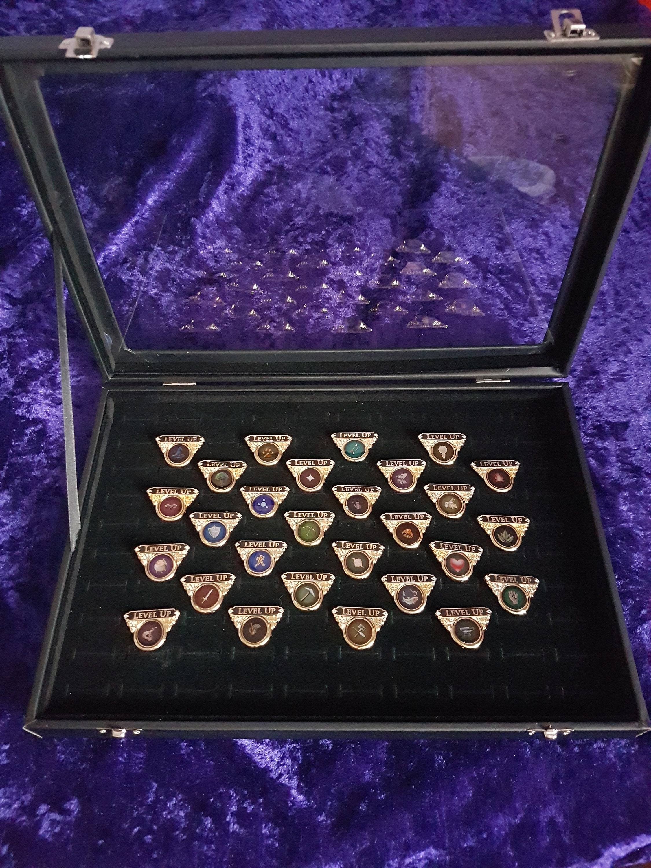 Set of 28 Runescape Level up Badges / Pins Free Display - Etsy