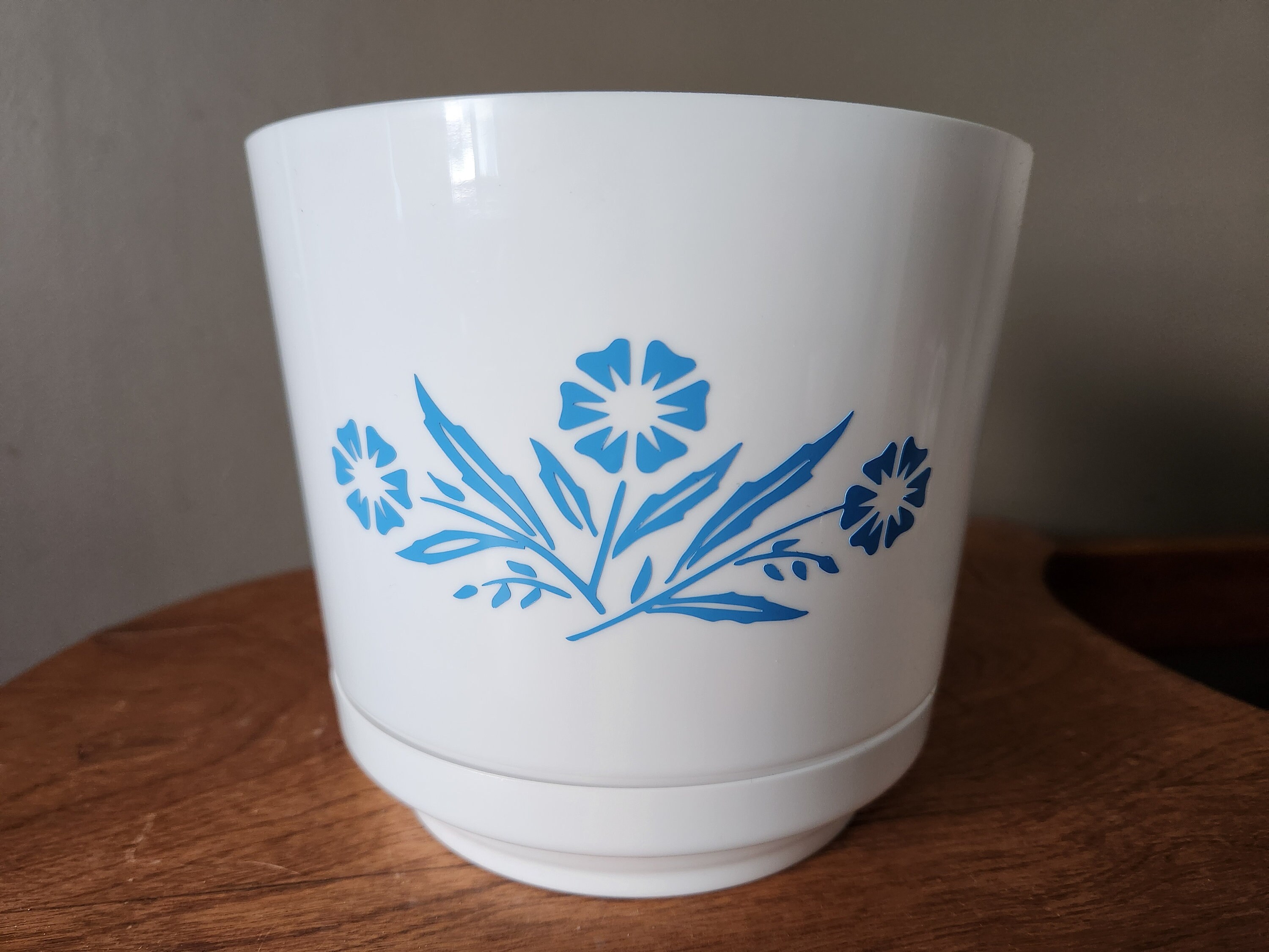 Corelle Cornflower Inspired 6 Planter Vintage Corningware Print plant ...