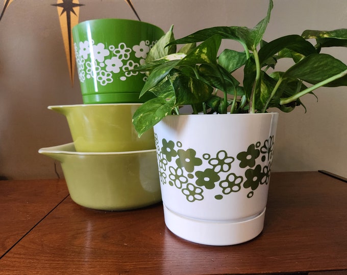 Pyrex Crazy Daisy Spring Blossom Inspired 6" Planter - Etsy
