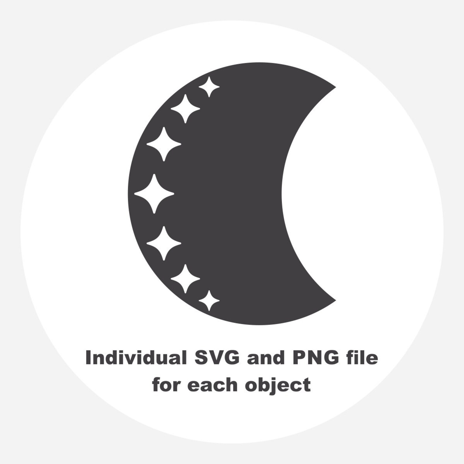 Mond Clipart Mond phase svg Mond svg Mond Vektor Mondphasen svg Mond ...