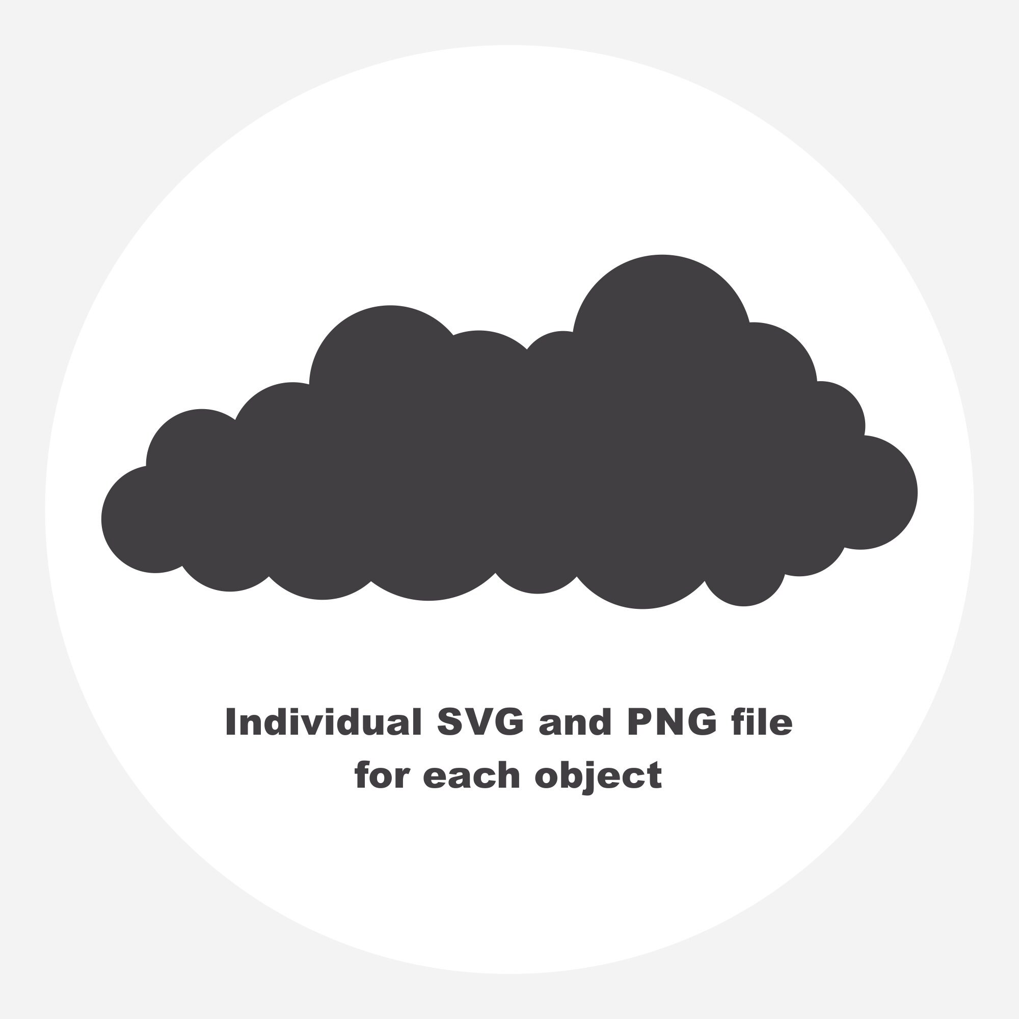 Cloud Svg. Sky Svg. Clouds Clipart. Cloud Vector. Cloud Silhouette ...
