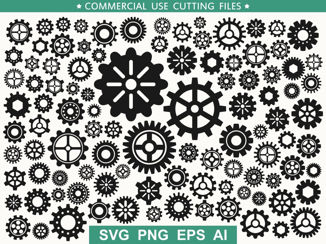 Steanpunk Svg Gears Clipart Steampunk Clipart Clockwork Svg Gears Svg ...