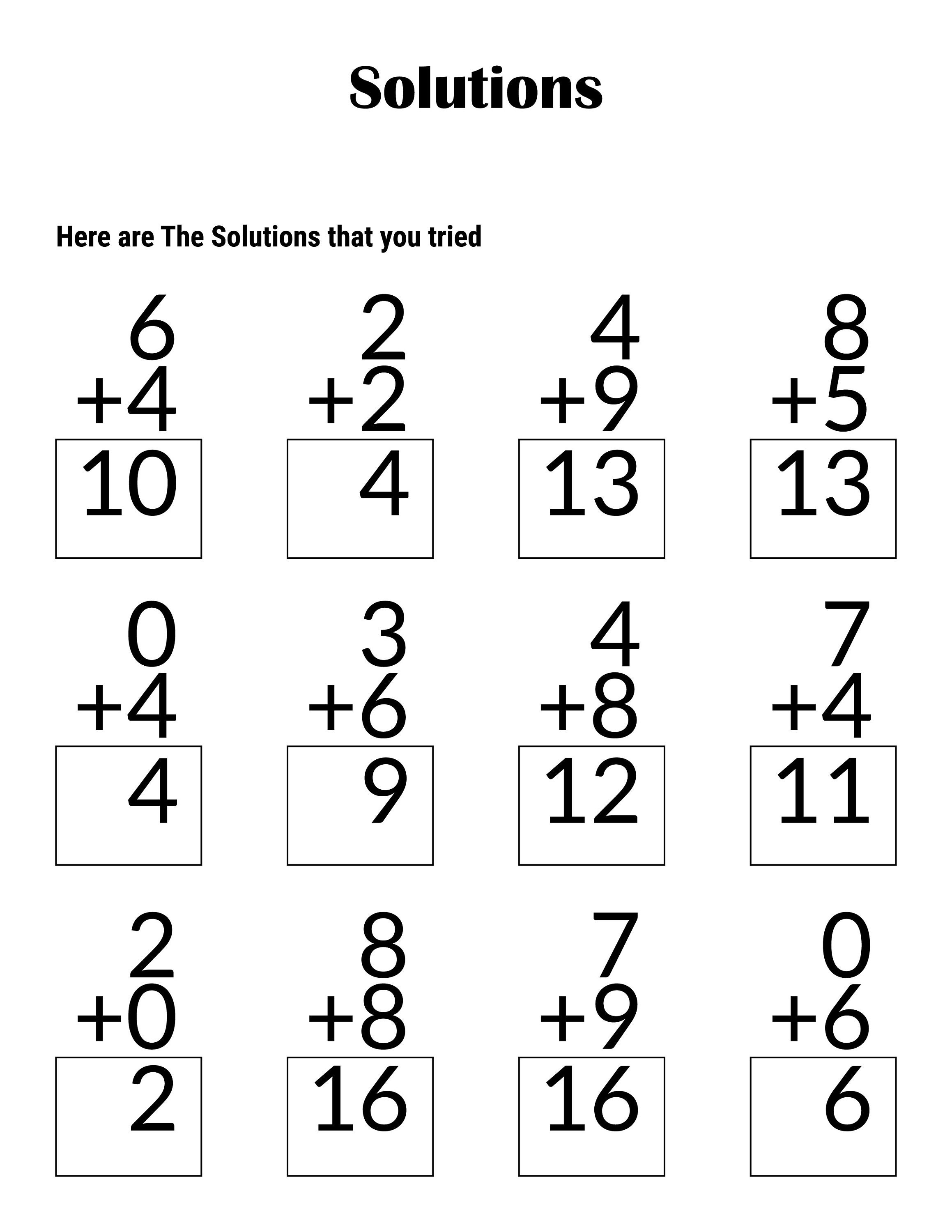 Twenty five Single Digit Addition Math Worksheets Math Easy Math Adding Twenty five Single Digit Addition Math Worksheets Math Easy Math Adding