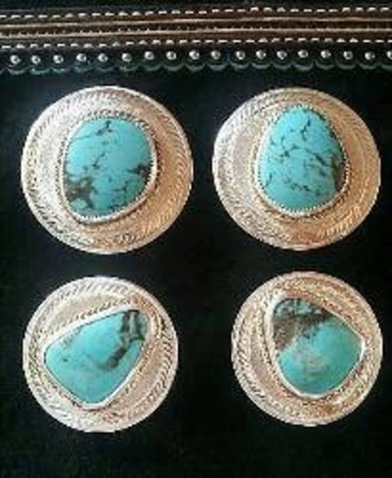 Custom Sterling Silver Conchos - Etsy