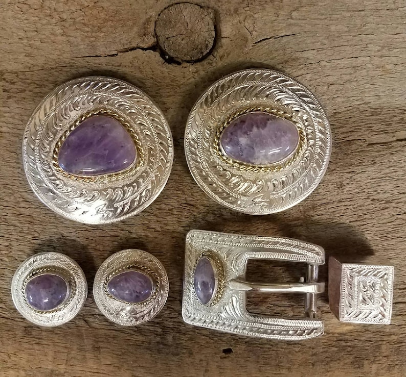 Custom Sterling Silver Conchos - Etsy