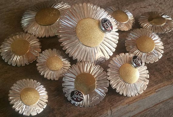 Custom Sterling Silver Conchos - Etsy
