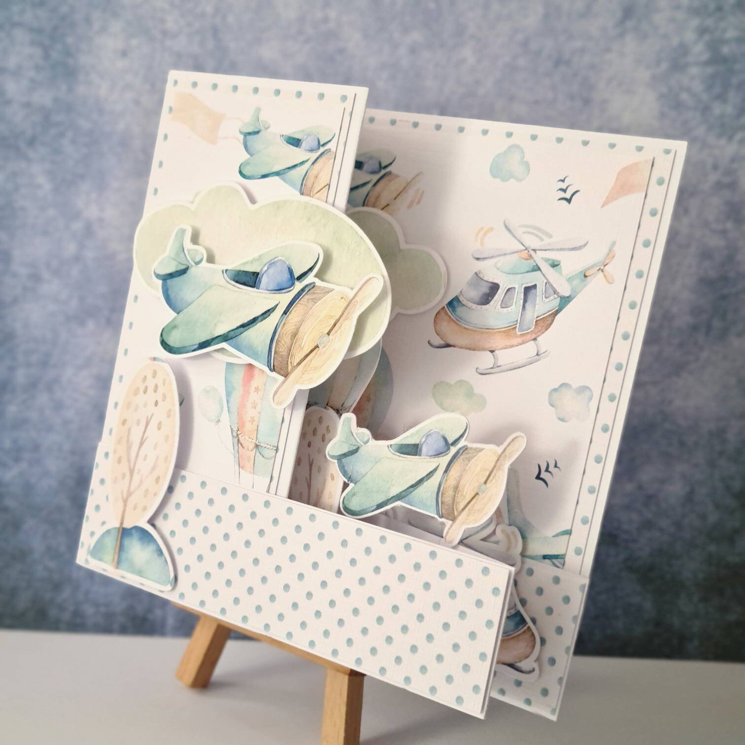3d Pop Out Cute Handmade Card for Bithday Wishes. Baby Boy Card ...
