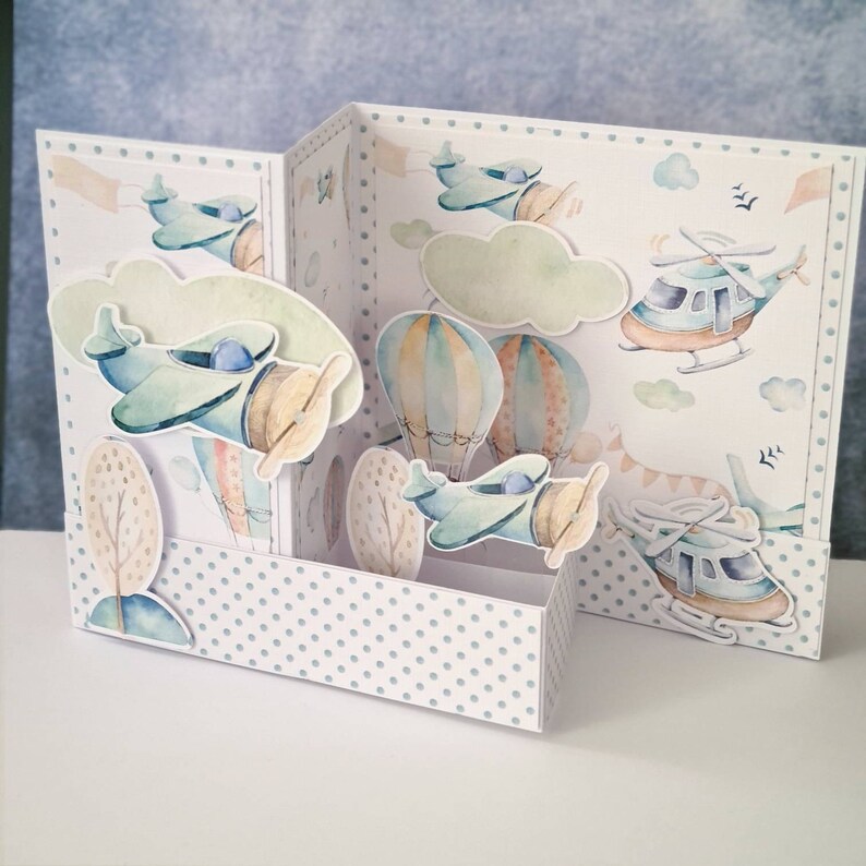 3d Pop Out Cute Handmade Card for Bithday Wishes. Baby Boy Card ...
