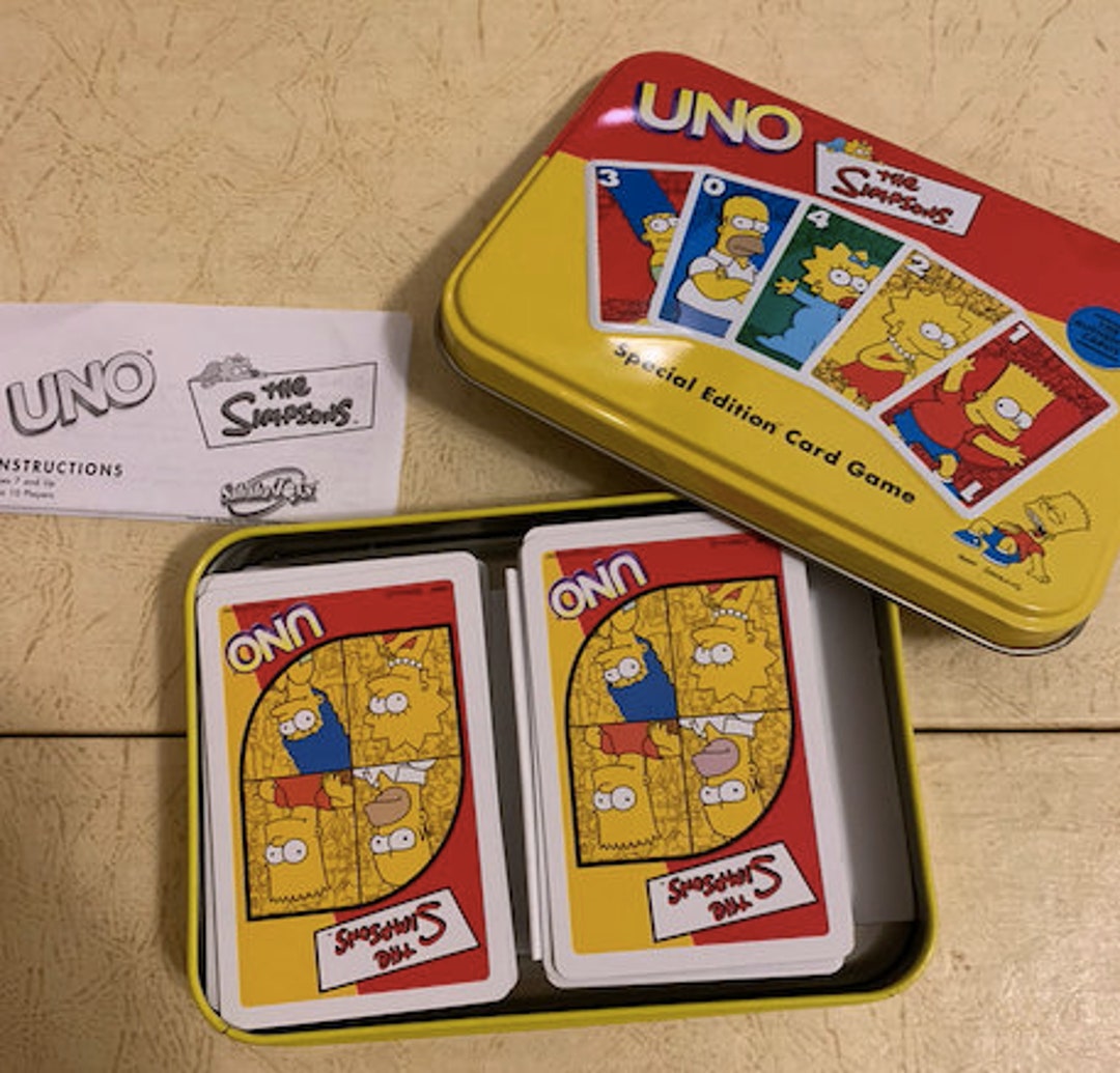 Uno the Simpsons Special Edition 2002 - Etsy