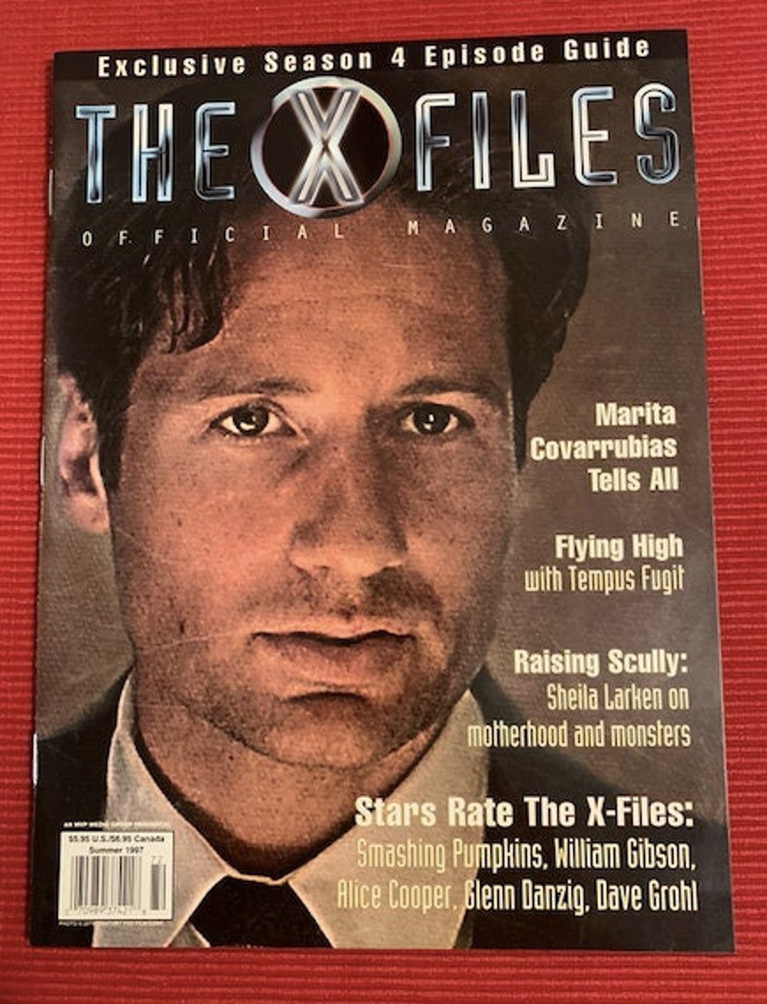 X-files Official Magazine Summer 1997 Mulder Cover - Etsy