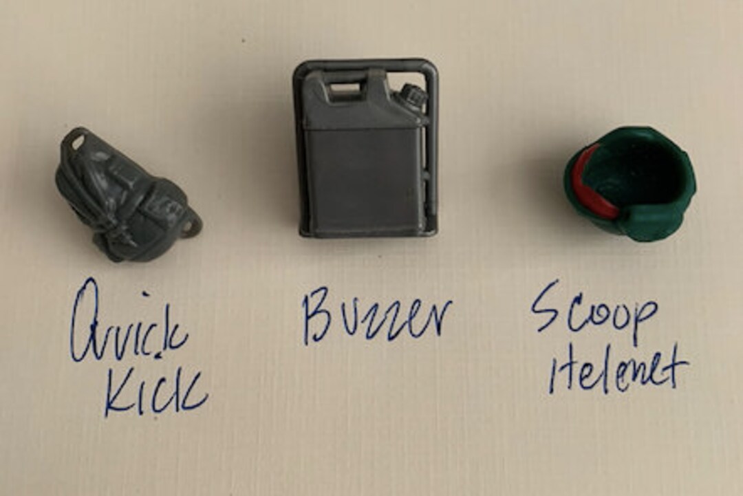 GI Joe - Accessories - Assorted Backpacks & Helmets - Etsy