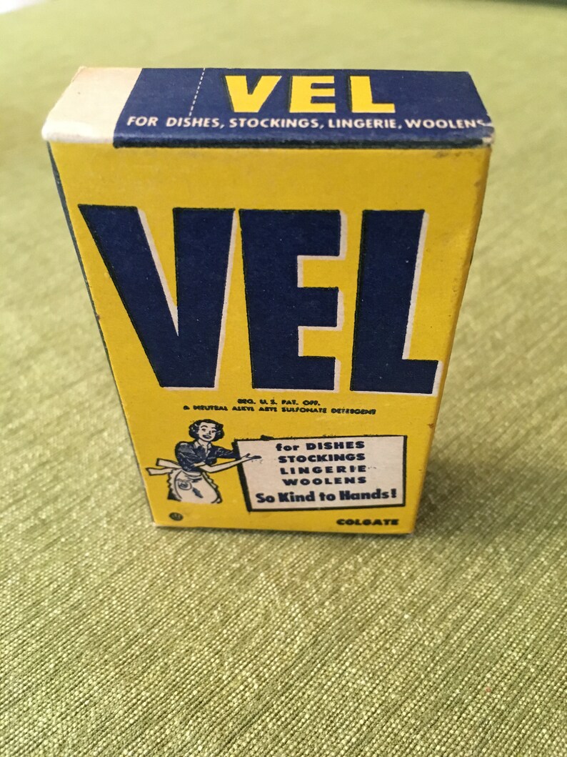 Vel Mini Box Vintage 1950's | Etsy