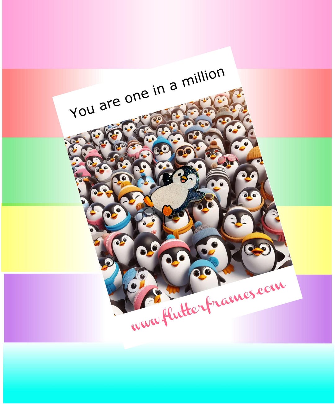 Positive Penguin Enamel Pin – Glittery Friendship Gift - Etsy