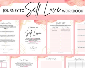 Self Love Workbook, Self Care Printable, Self Esteem, Confidence ...
