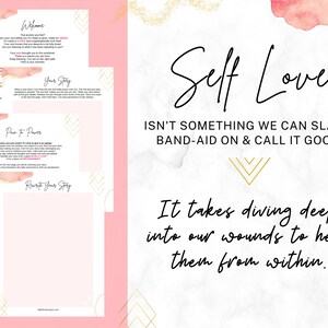Self Love Workbook, Self Care Printable, Self Esteem, Confidence ...