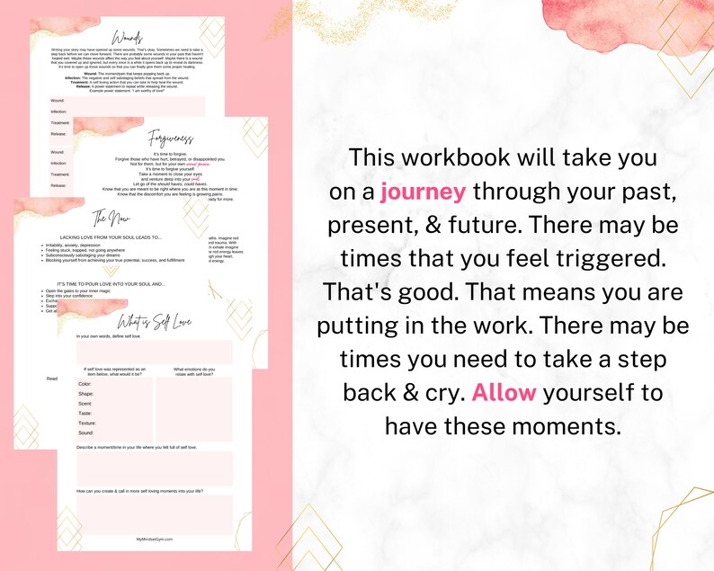 Self Love Workbook, Self Care Printable, Self Esteem, Confidence ...