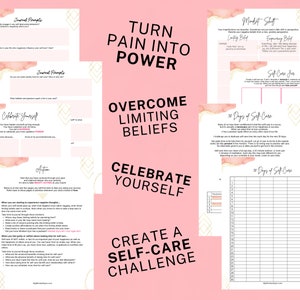 Self Love Workbook, Self Care Printable, Self Esteem, Confidence ...