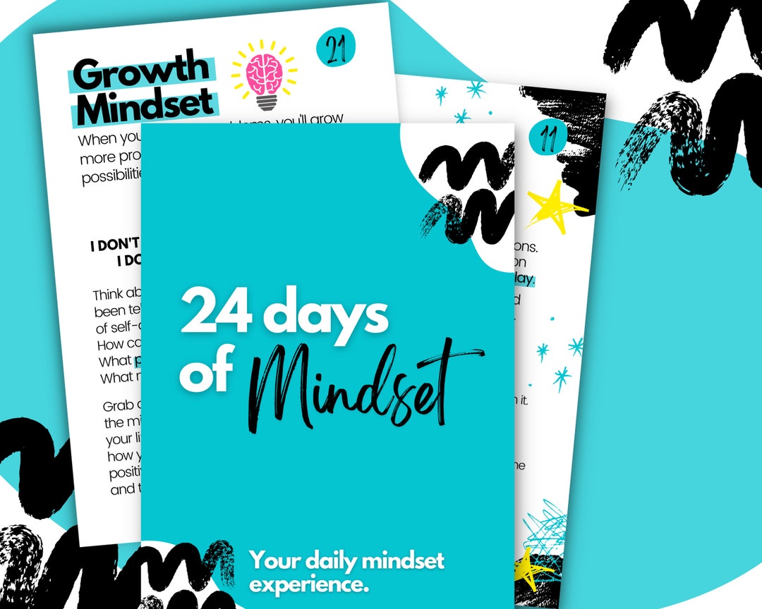 24 Days Of Mindset Deck Mindset Exercises Mental Health Tools