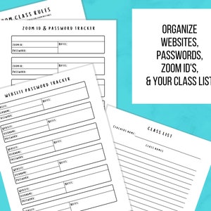Virtual Learning & Homeschool Planner - Printable Homeschool Planner ...