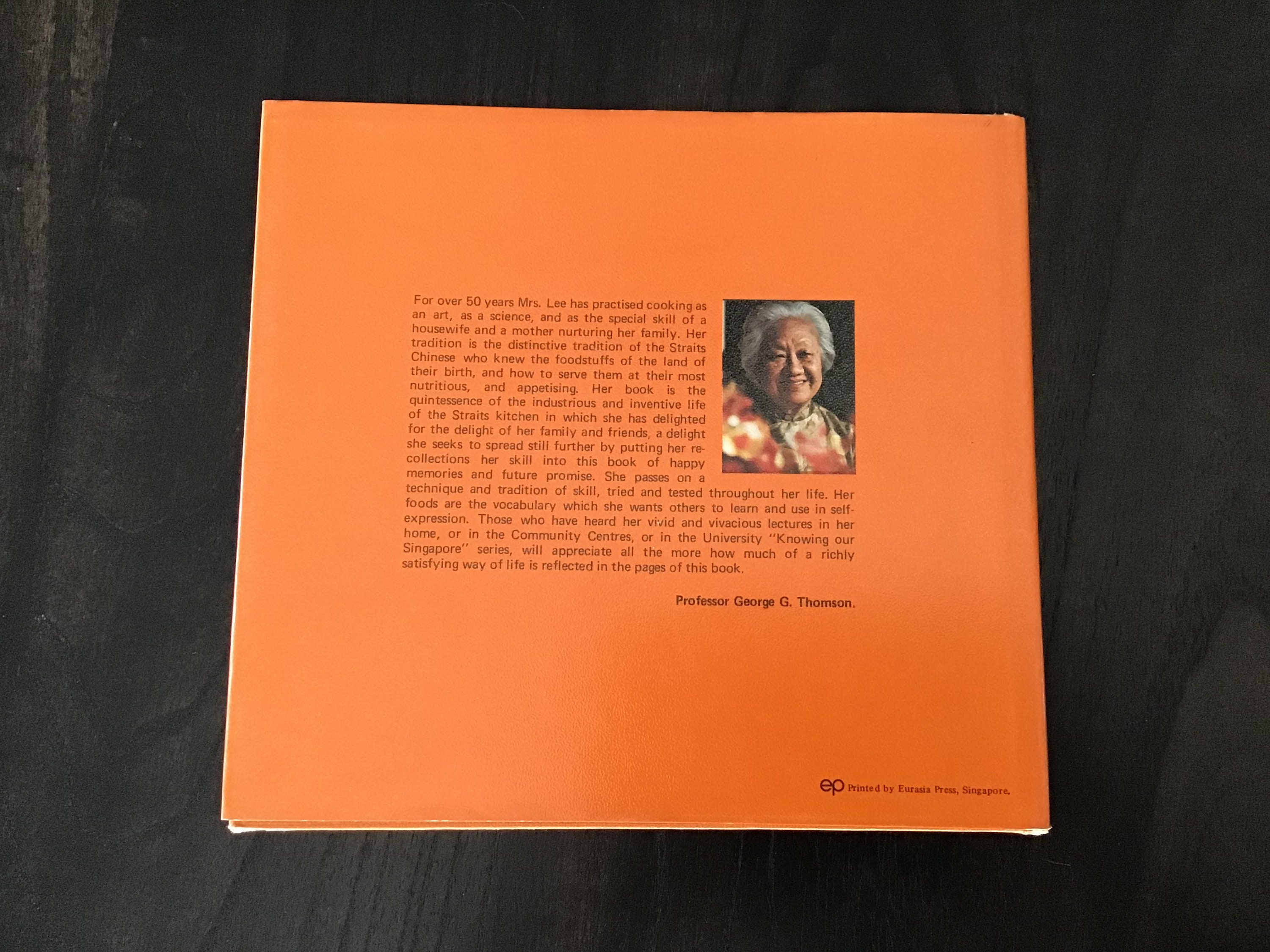 Mrs. Lees Cookbook, by Mrs. Lee Chin Koon, Nonya Recipes, Straits-born ...