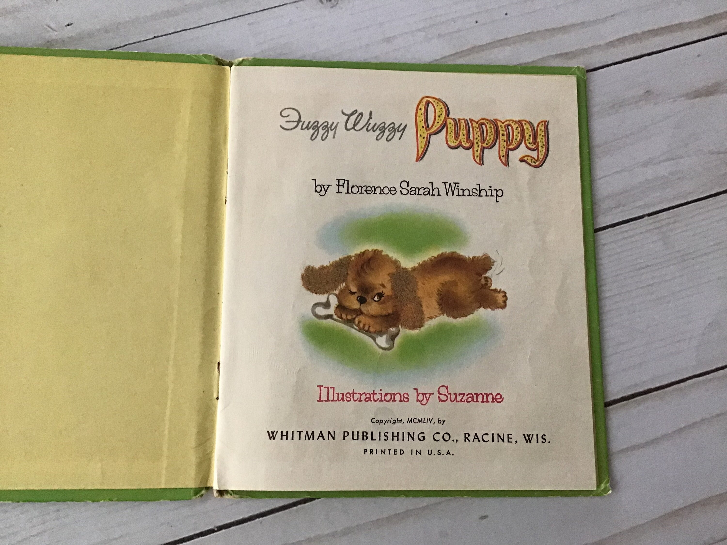 Fuzzy Wuzzy Puppy, Tell A Tale Books, by Florence Sarah Winship ...