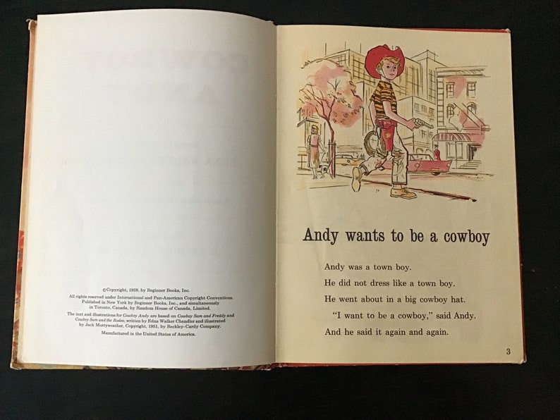 Cowboy Andy, by Edna Walker Chandler, Illustrated by E. Raymond ...