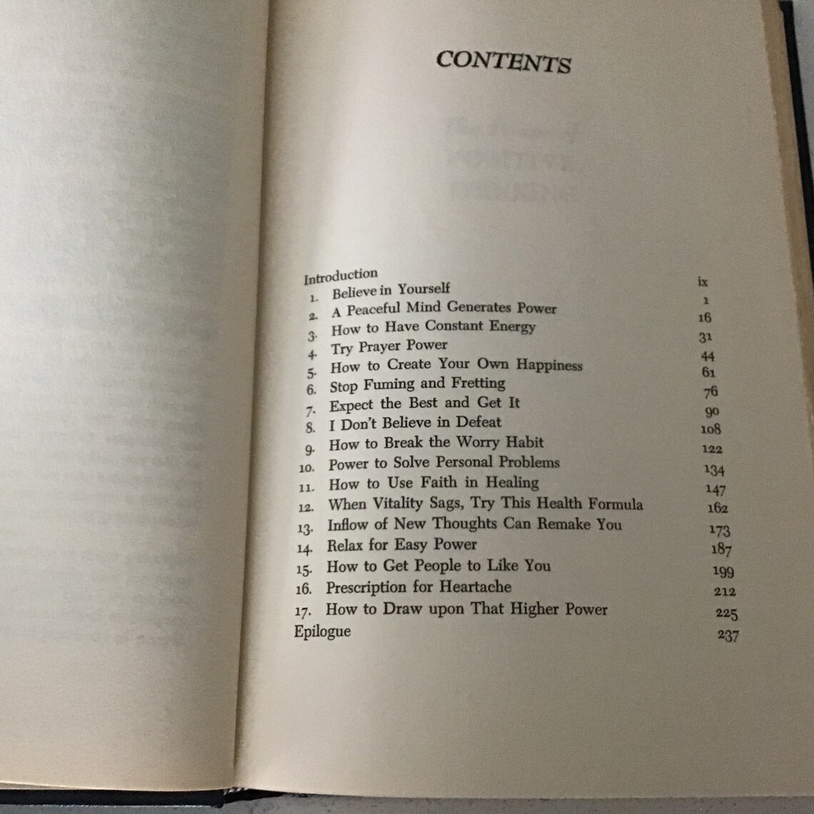 The Power of Positive Thinking, Norman Vincent Peale, Prentice-hall ...