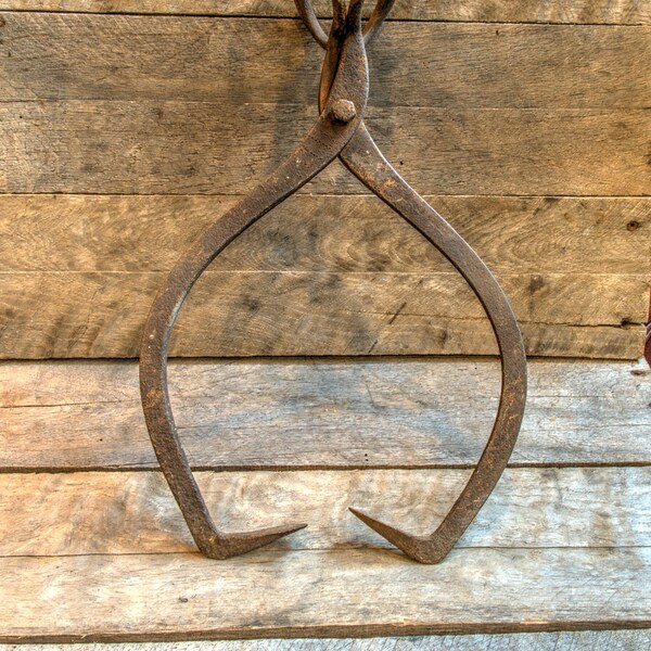 Antique Ice Tong - Etsy
