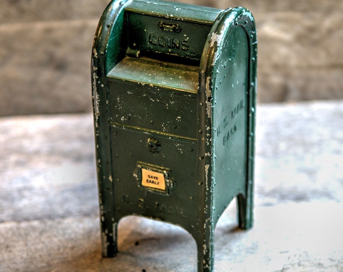 Die Cast Metal Mailbox Penny Bank - Etsy